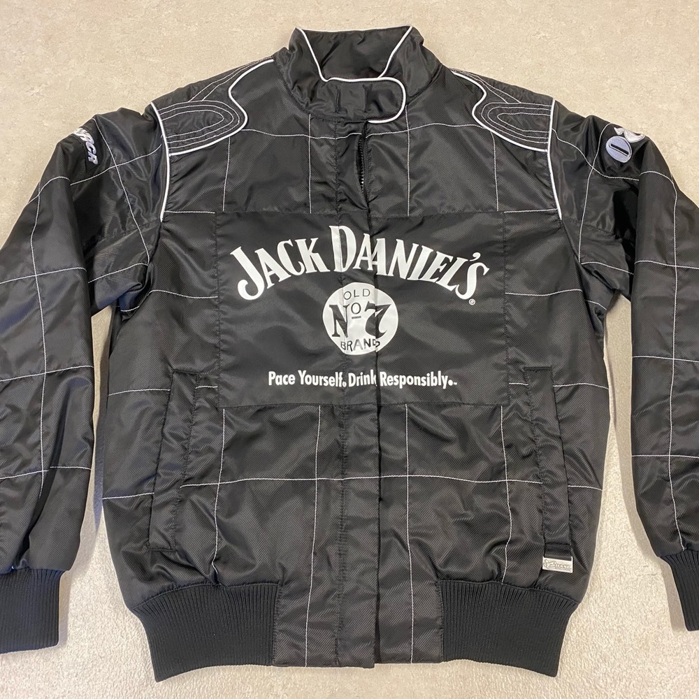 Nascar Jack Daniels Racing Jacket Women’s Medium - Gem